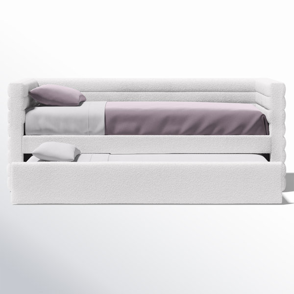 Alarion Upholstered Daybed with Trundle Twin